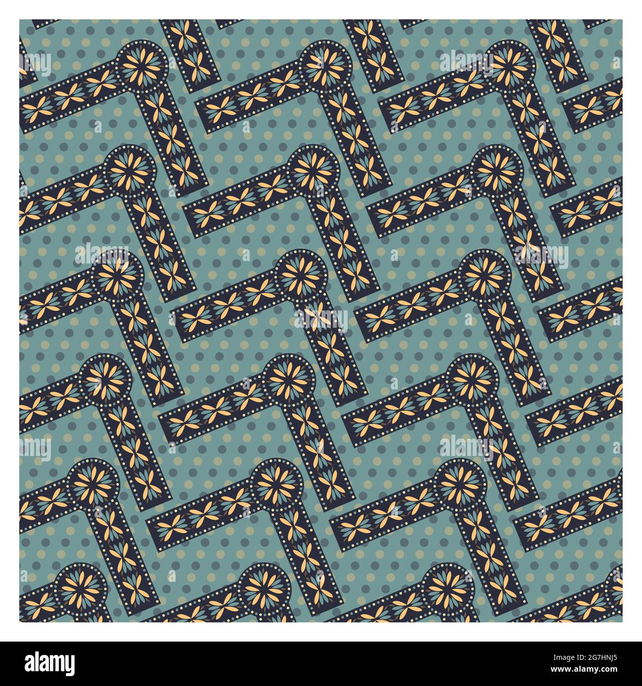 Background of art deco patterns on a wallpaper Stock Vector Image & Art ...