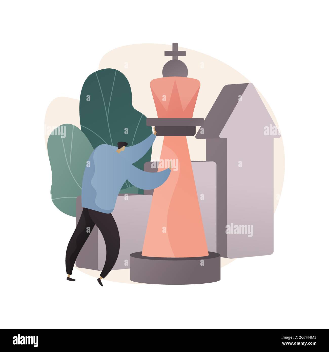 Business strategy abstract concept vector illustration Stock Vector ...