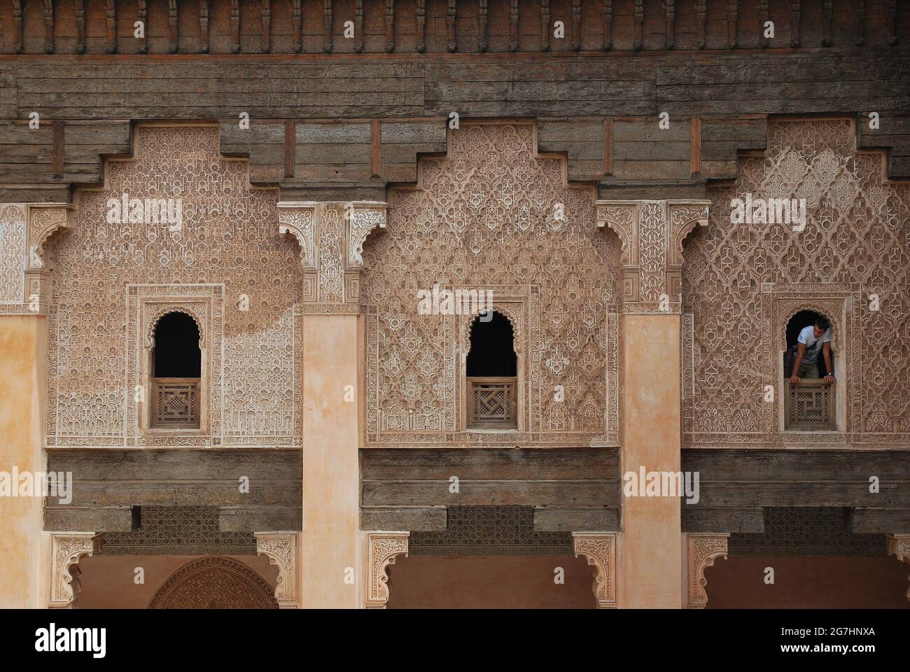 Beautiful traditional and handicraft window in Morocco Stock Photo - Alamy
