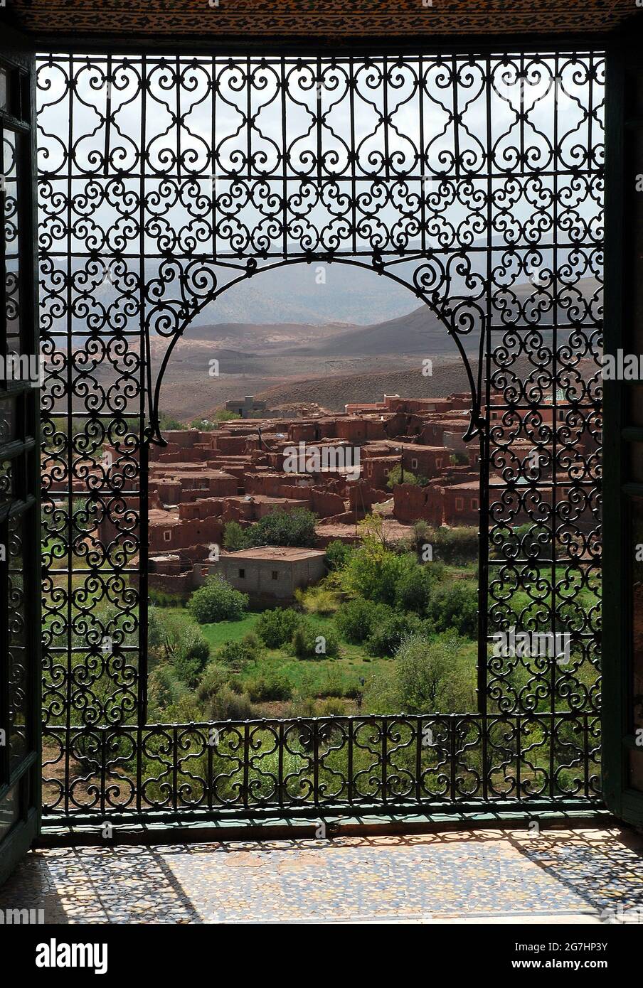 Beautiful traditional and handicraft window in Morocco Stock Photo - Alamy