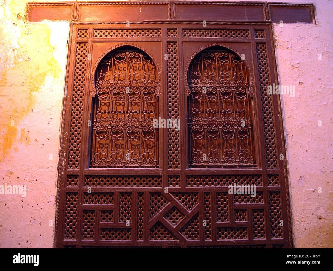 Beautiful traditional and handicraft window in Morocco Stock Photo - Alamy