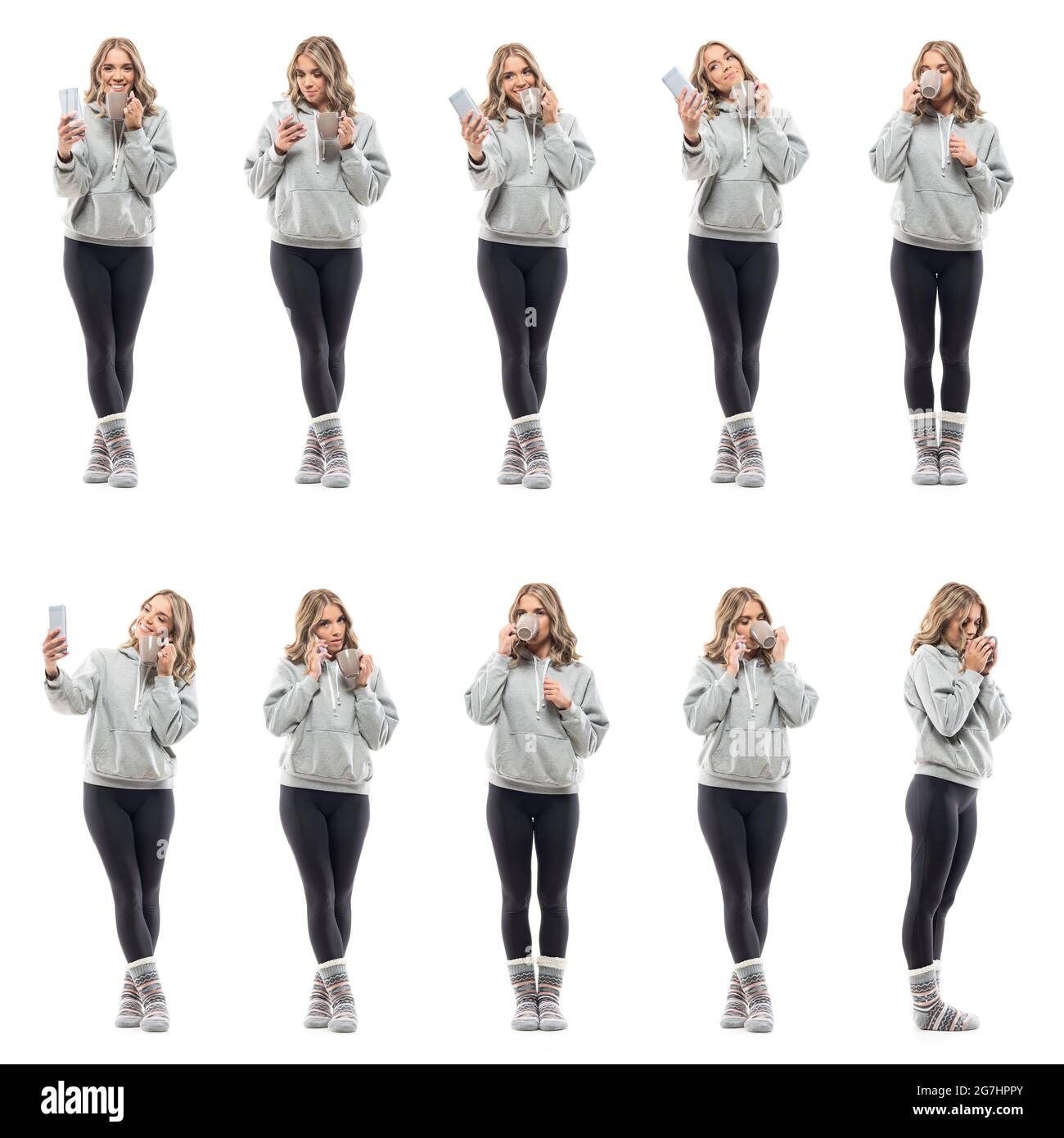 Cozy tea time in Cut Out Stock Images & Pictures - Alamy