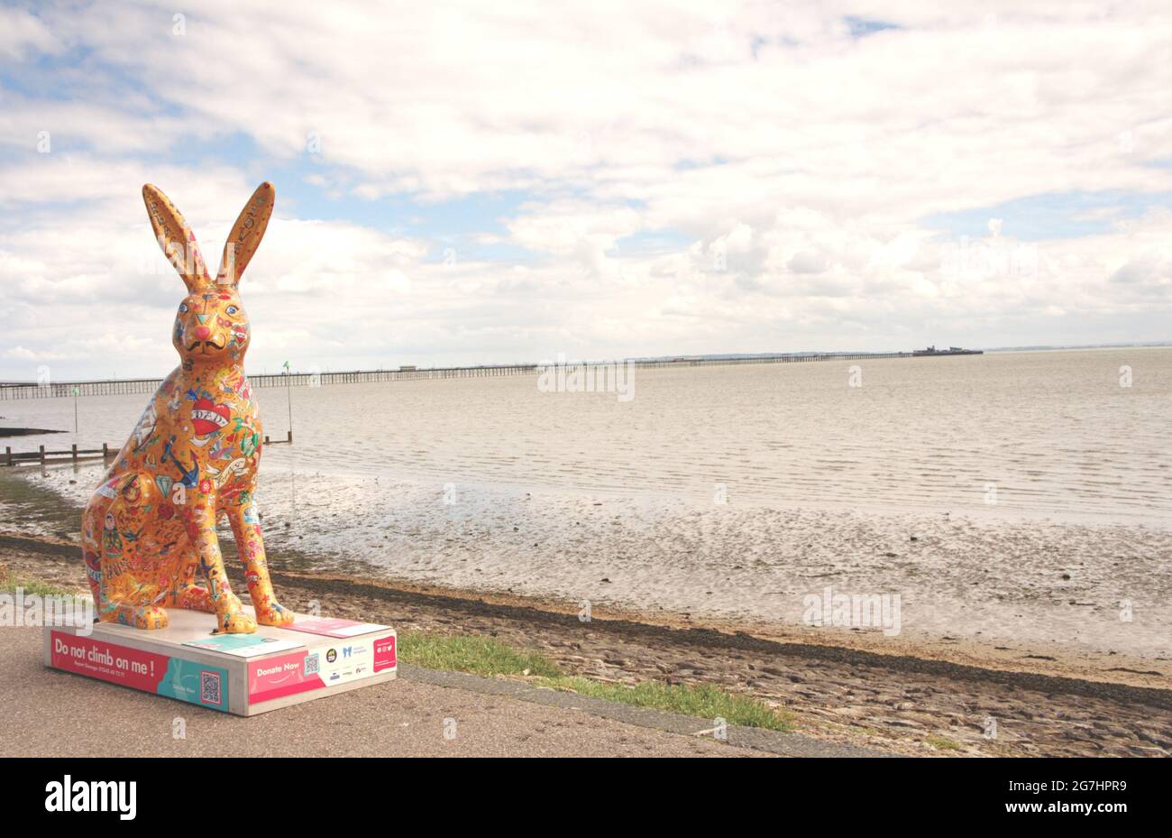Giant Rabbit by the Sea Stock Photo - Alamy