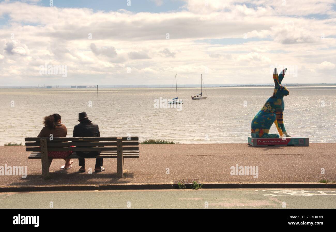Giant Rabbit by the Sea Stock Photo - Alamy