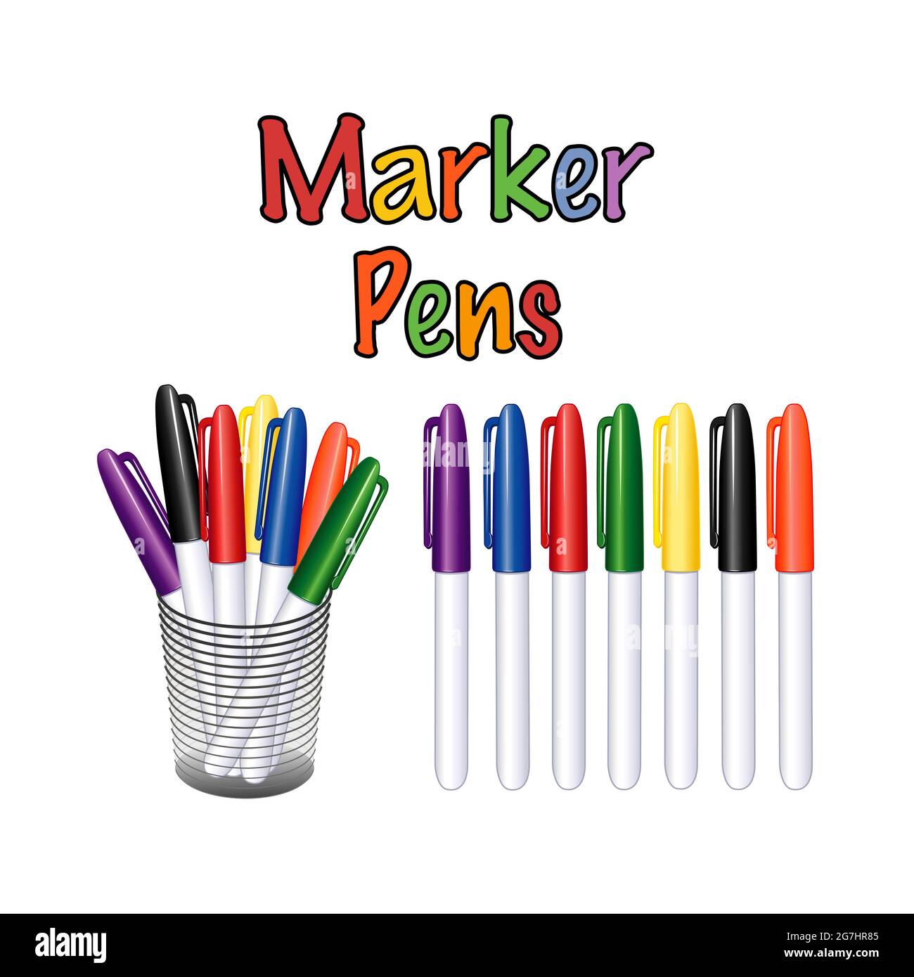 Sharpie markers hi-res stock photography and images - Alamy