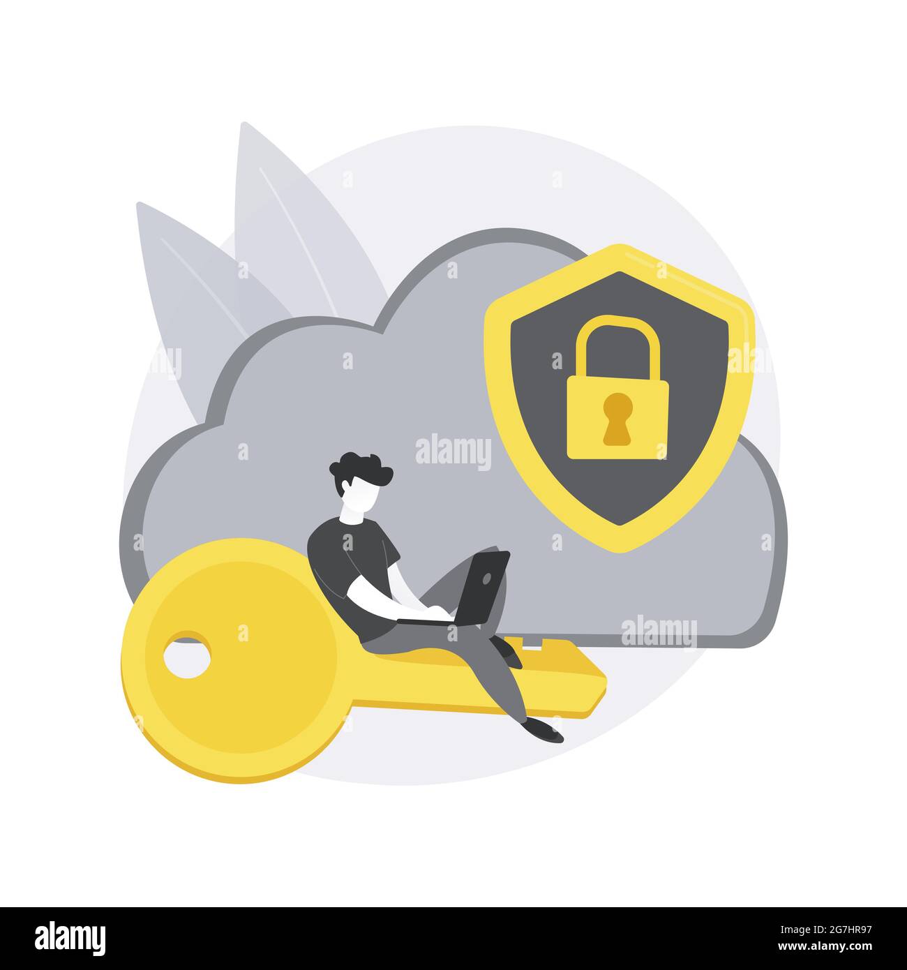 Cloud storage abstract concept vector illustration Stock Vector Image ...
