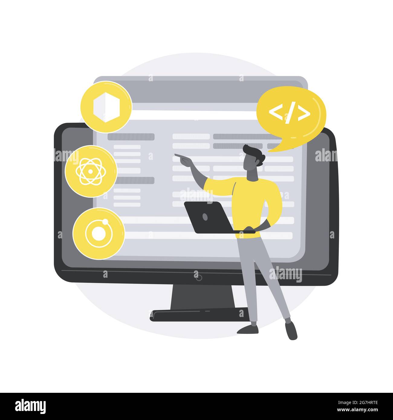 Cross Platform Frameworks Abstract Concept Vector Illustration Stock Vector Image And Art Alamy