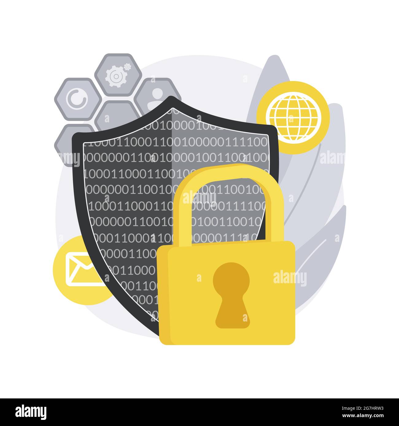 Privacy engineering abstract concept vector illustration Stock Vector ...