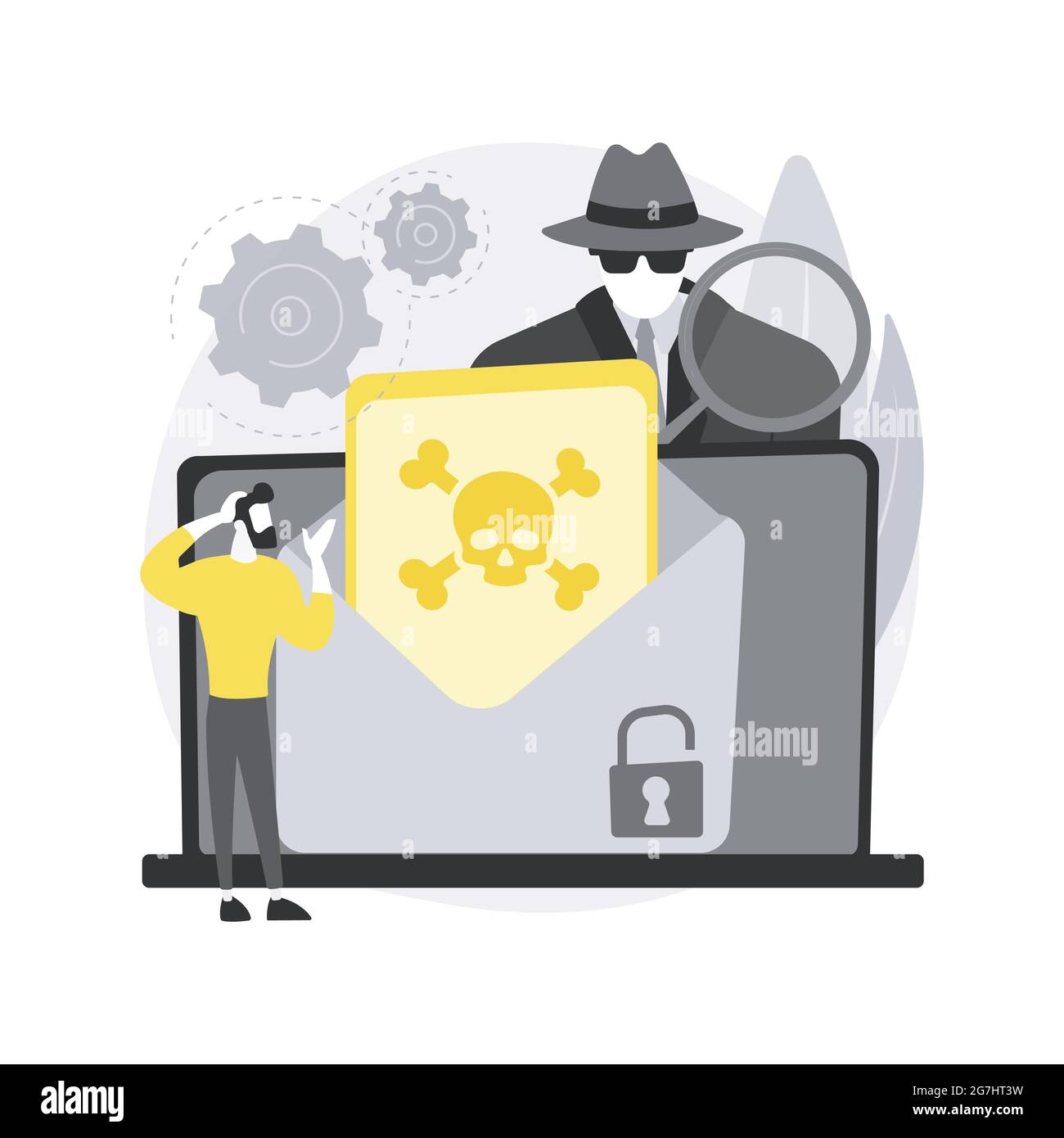Malware abstract concept vector illustration Stock Vector Image & Art ...