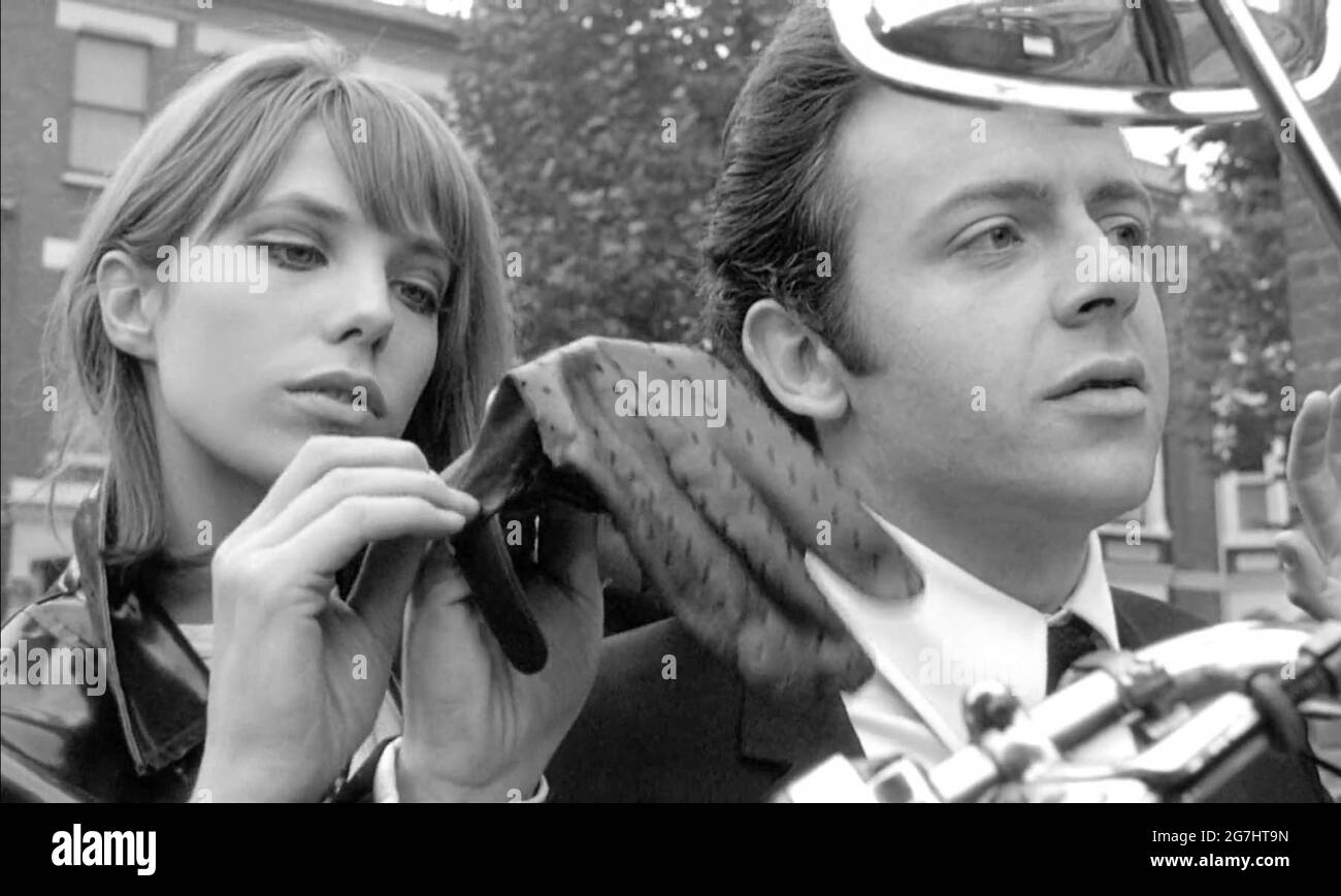 London.UK. Jane Birkin and Ray Brooks in a scene in (C)Woodfall Film ...