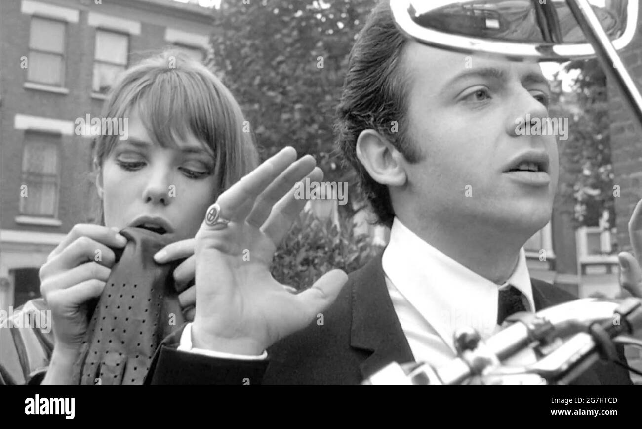 London.UK. Jane Birkin and Ray Brooks in a scene in (C)Woodfall Film ...