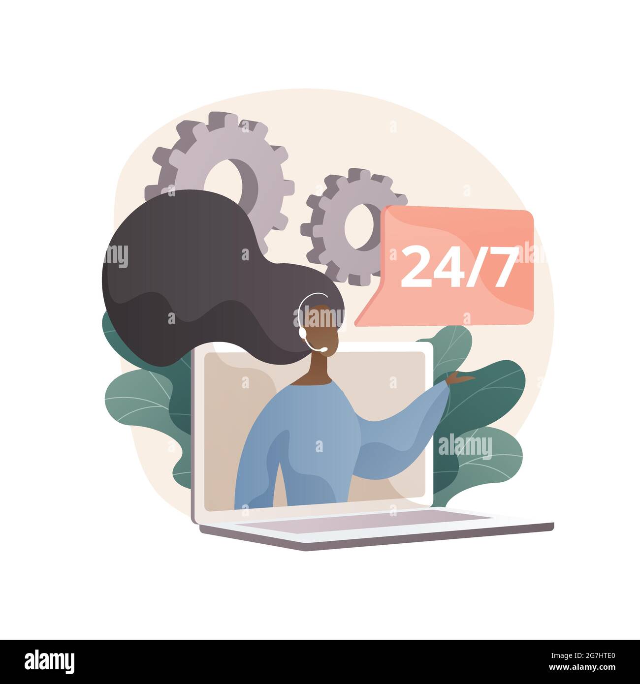 Customer care abstract concept vector illustration Stock Vector Image ...