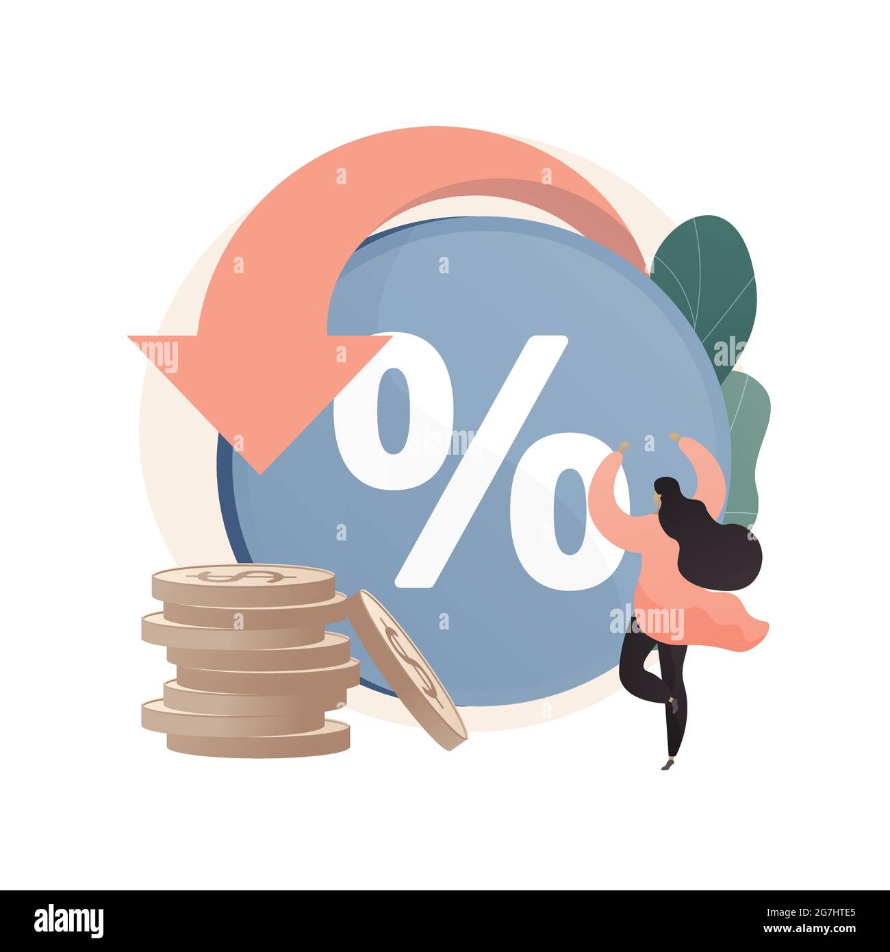 Rebate Program Abstract Concept Vector Illustration Stock Vector Image
