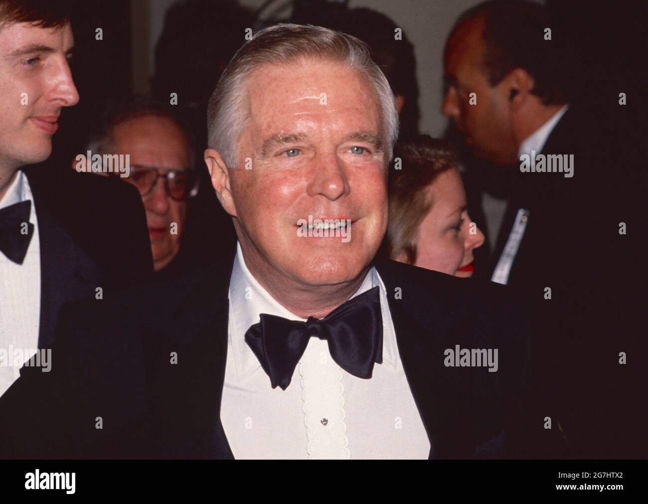 Los Angeles.CA.USA. LIBRARY. George Peppard late 1980s. Ref:LMK30 ...