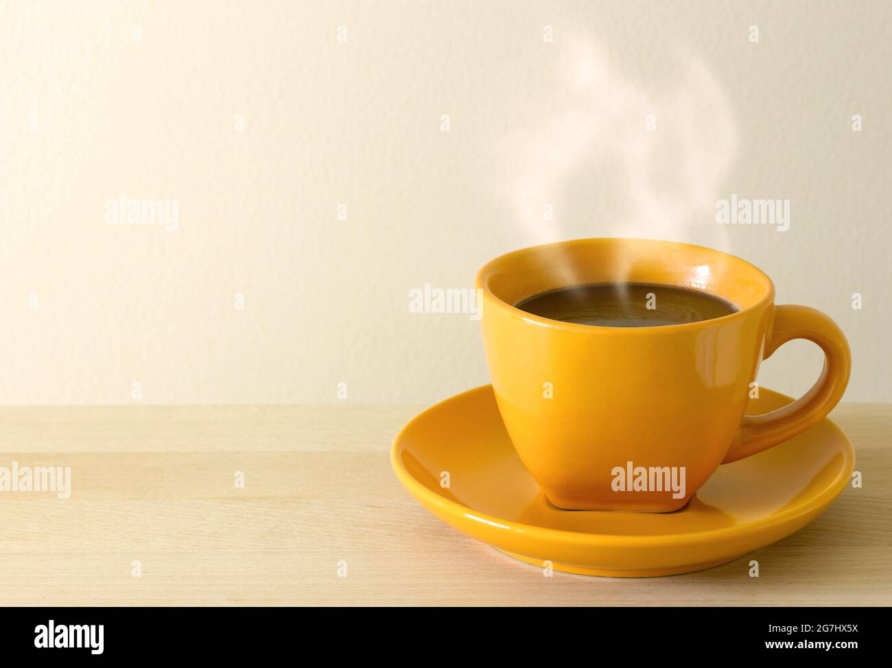 Steaming coffee and desk hi-res stock photography and images - Alamy