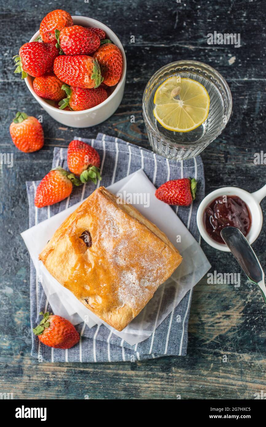 Breakfast, afternoon tea Stock Photo - Alamy