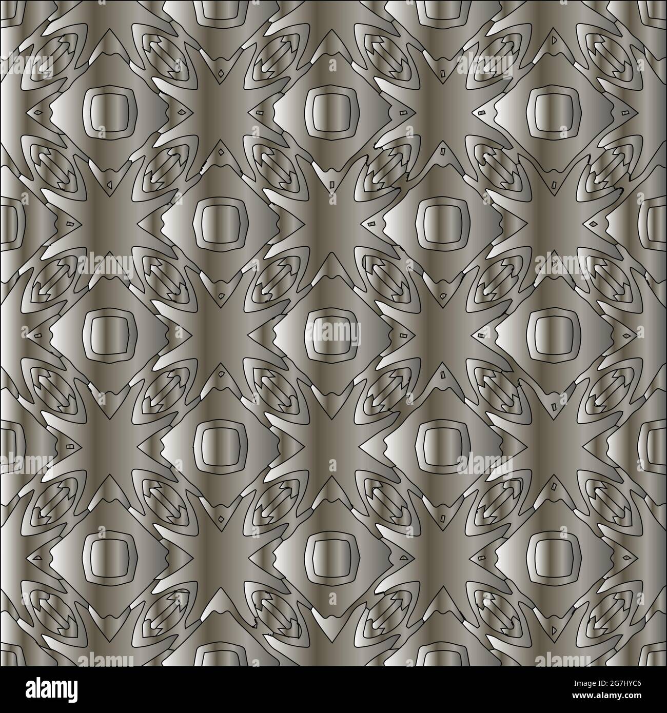 Silver metallic gradient with repeat Pattern . Abstract metallic ...