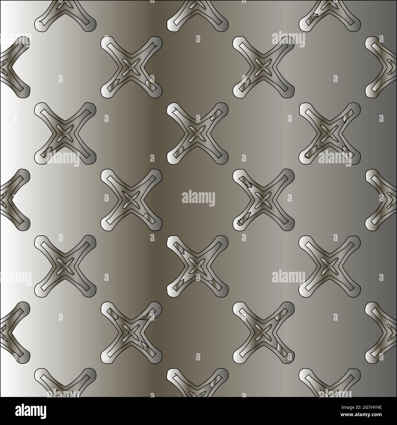 Silver metallic gradient with repeat Pattern . Abstract metallic ...