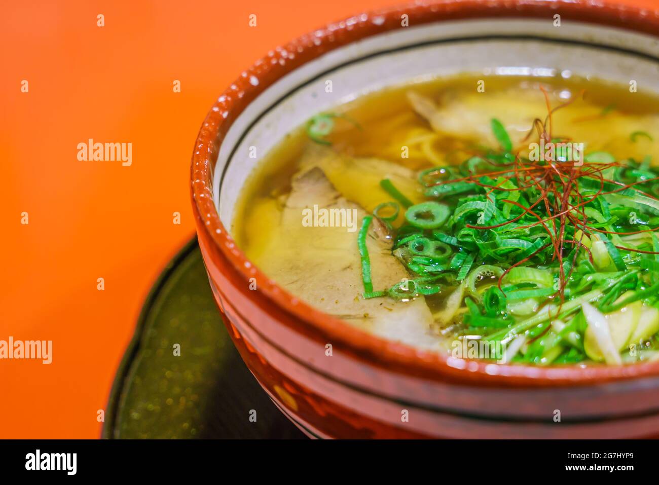 Japanese ramen noodle on table Stock Photo - Alamy