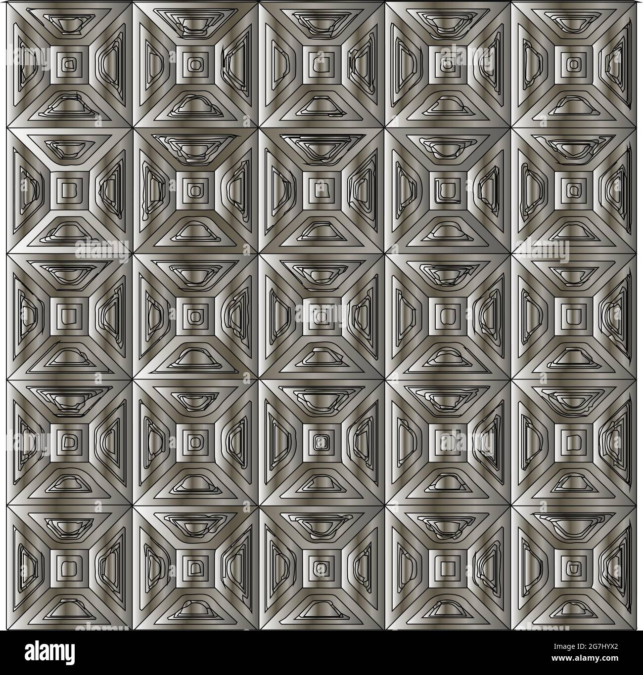 Silver metallic gradient with repeat Pattern . Abstract metallic ...
