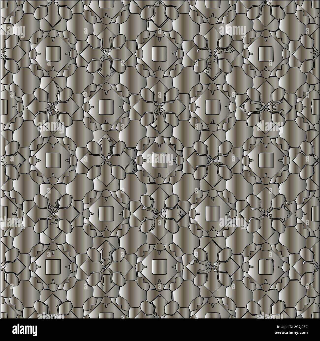 Silver metallic gradient with repeat Pattern . Abstract metallic ...