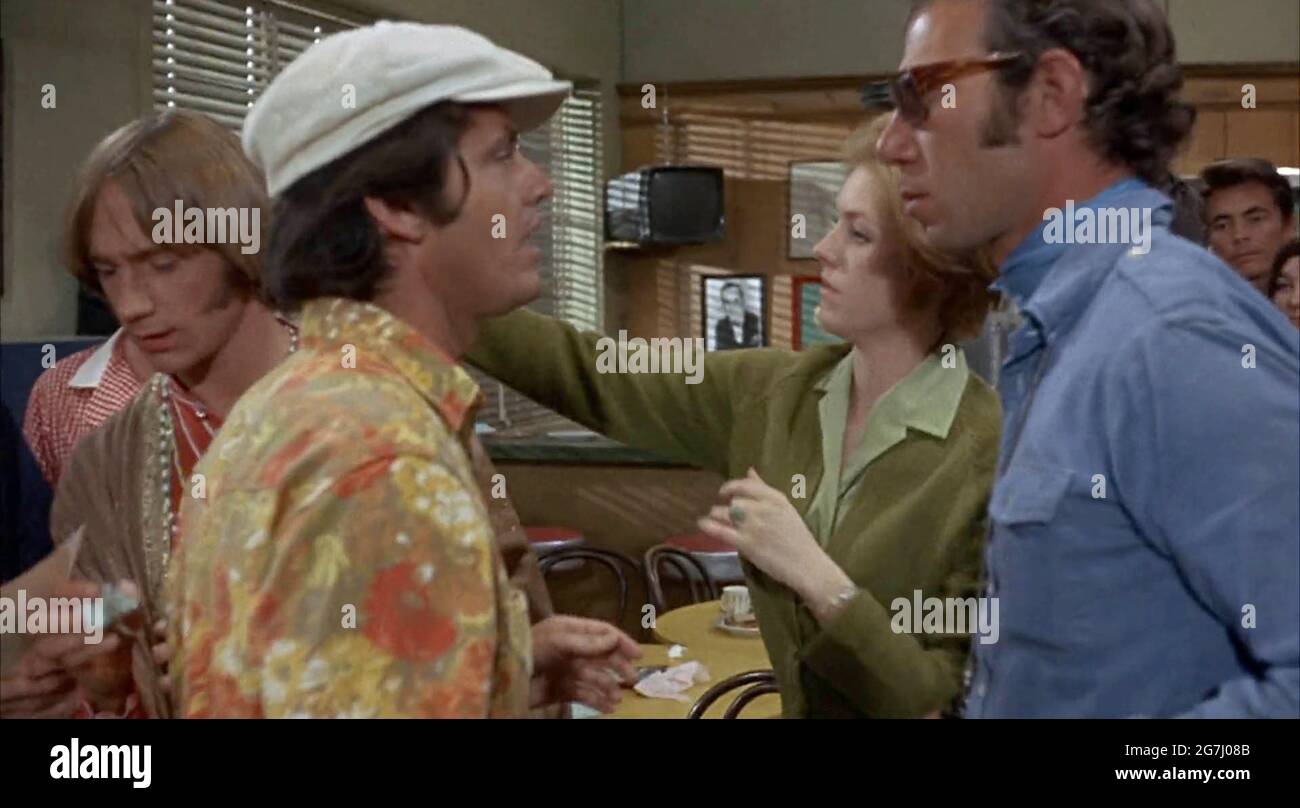 Los Angeles.CA.USA. Peter Tork, Jack Nicholson and Bob Rafelson in a ...