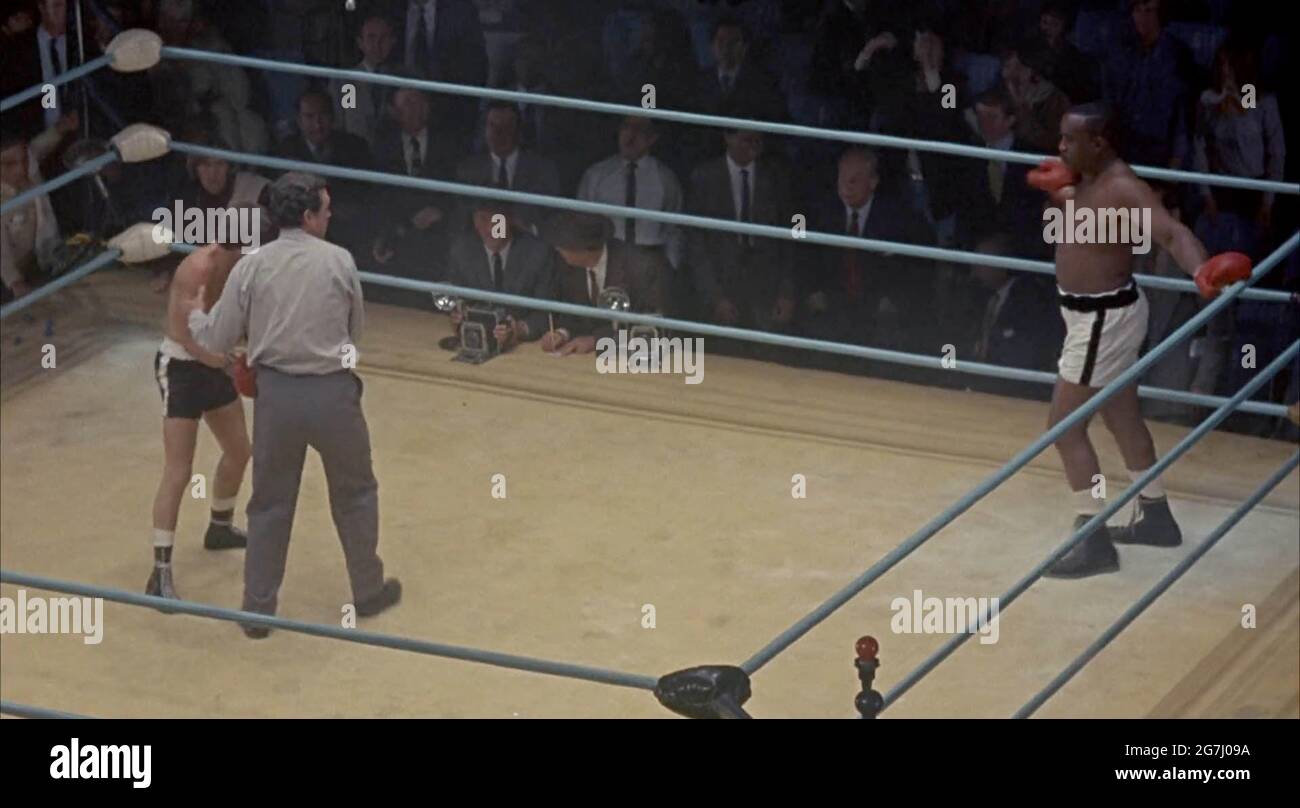 Los Angeles.CA.USA. Sonny Liston and Davy Jones in a scene in (C ...