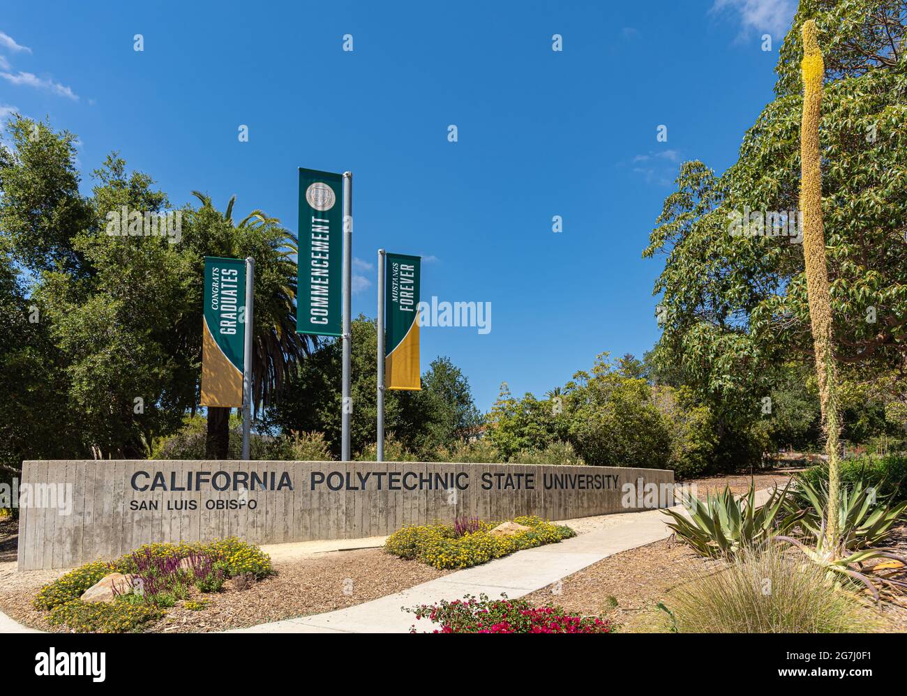 San Luis Obispo, CA, USA - June 7 2021: California Polytechnic State ...