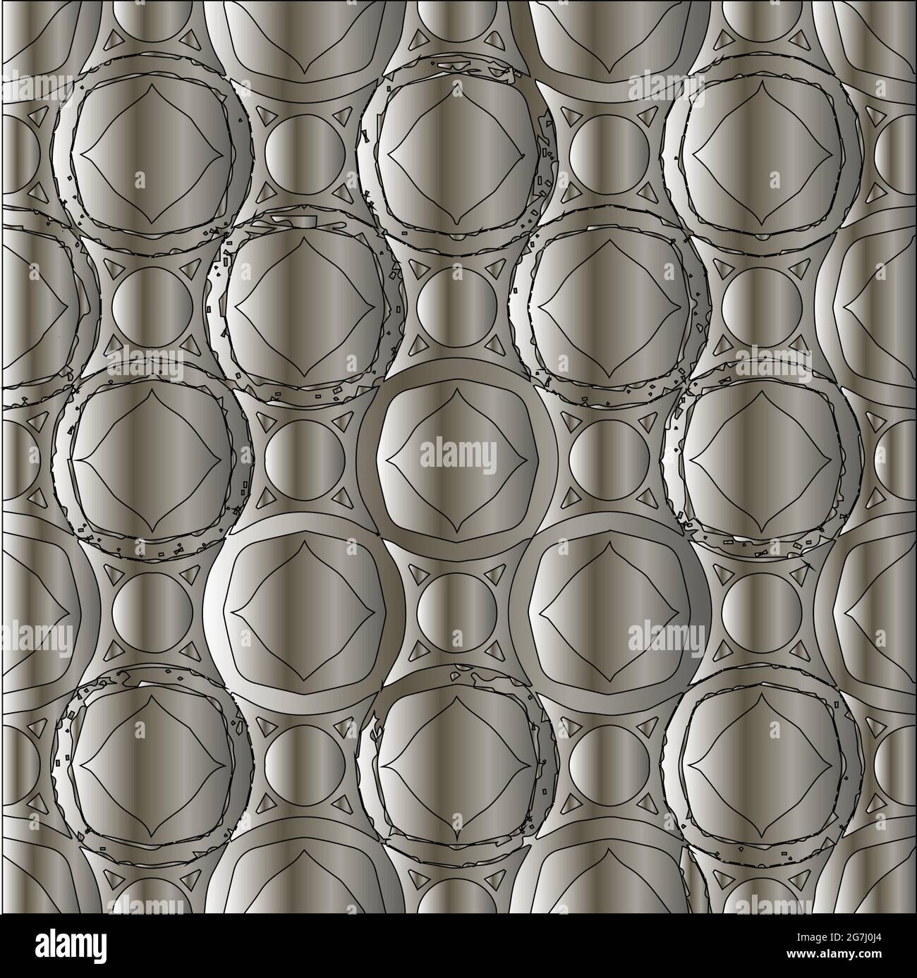 Silver metallic gradient with repeat Pattern . Abstract metallic ...