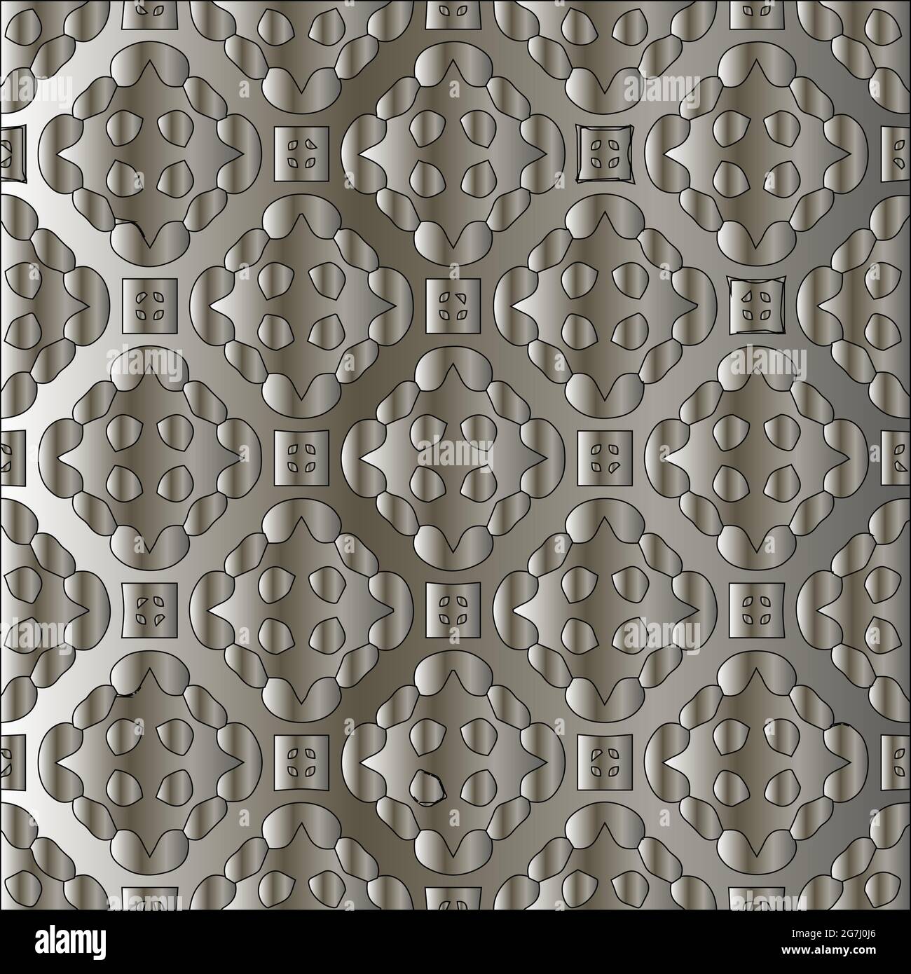 Silver repeat patterns Stock Vector Images - Alamy