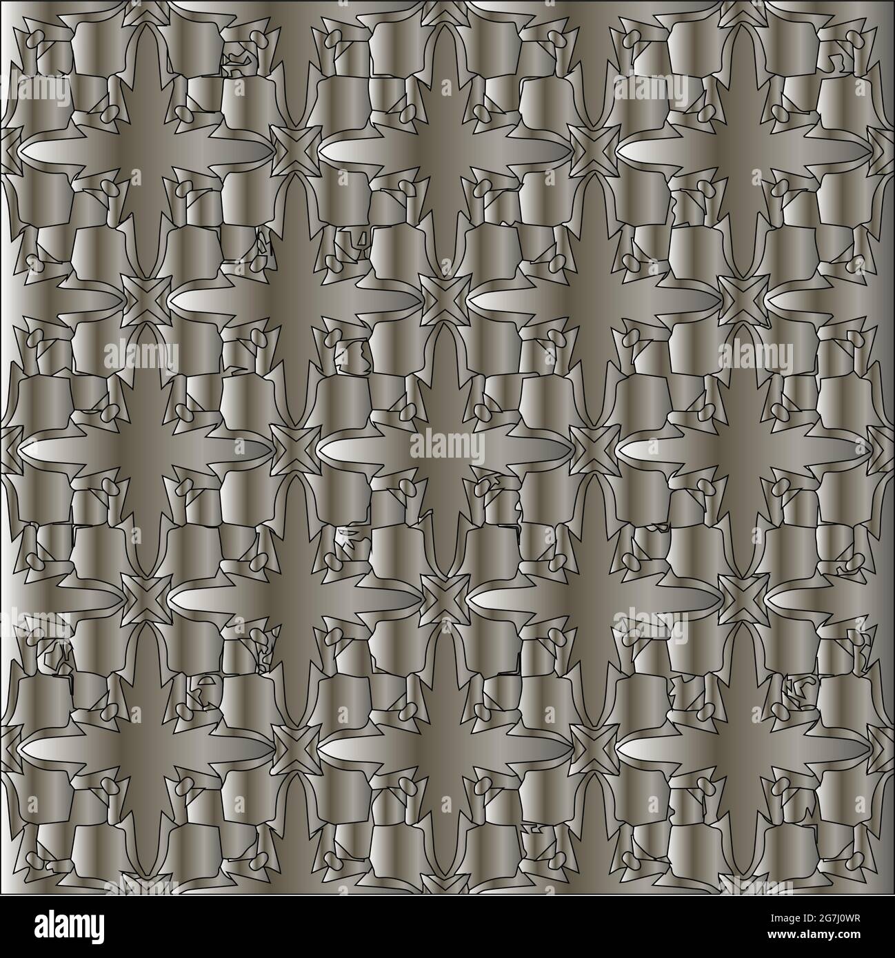 Silver repeat patterns Stock Vector Images - Alamy