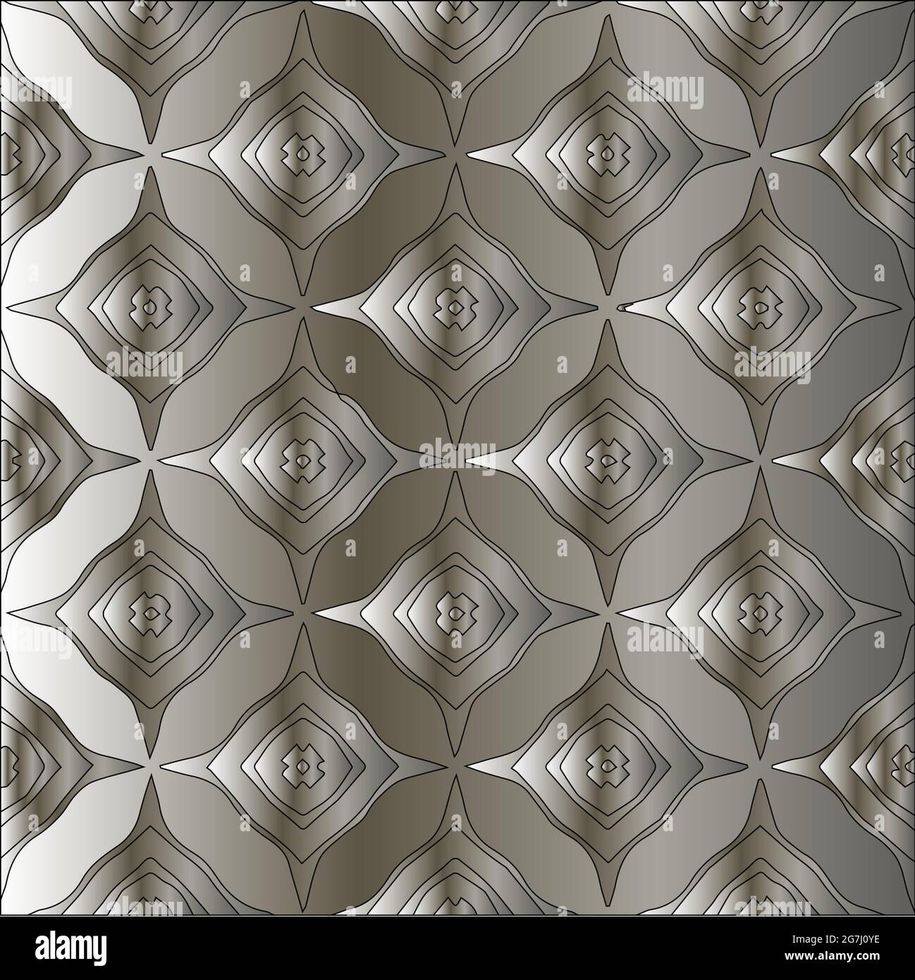 Silver metallic gradient with repeat Pattern . Abstract metallic ...