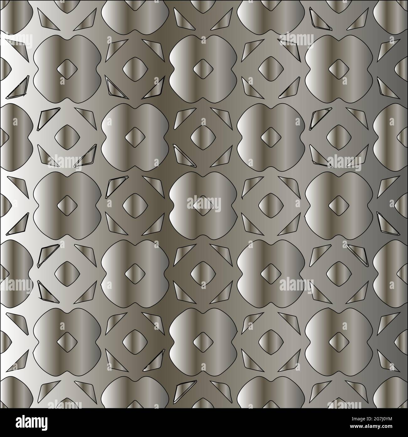 Silver metallic gradient with repeat Pattern . Abstract metallic ...