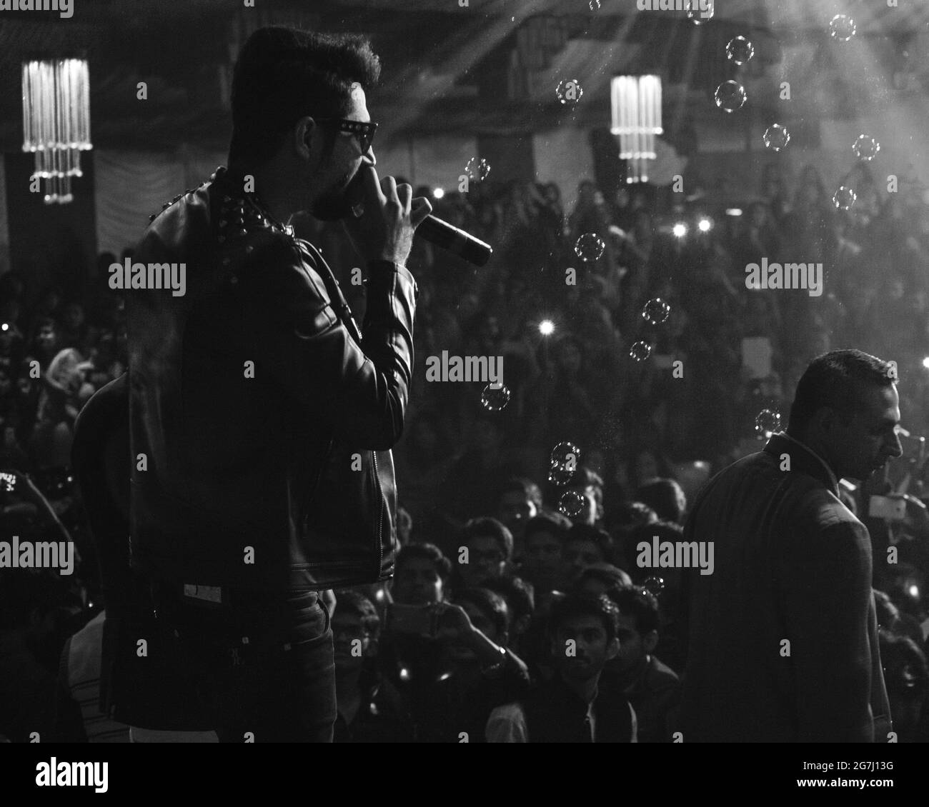 Pakistani singer Black and White Stock Photos & Images - Alamy