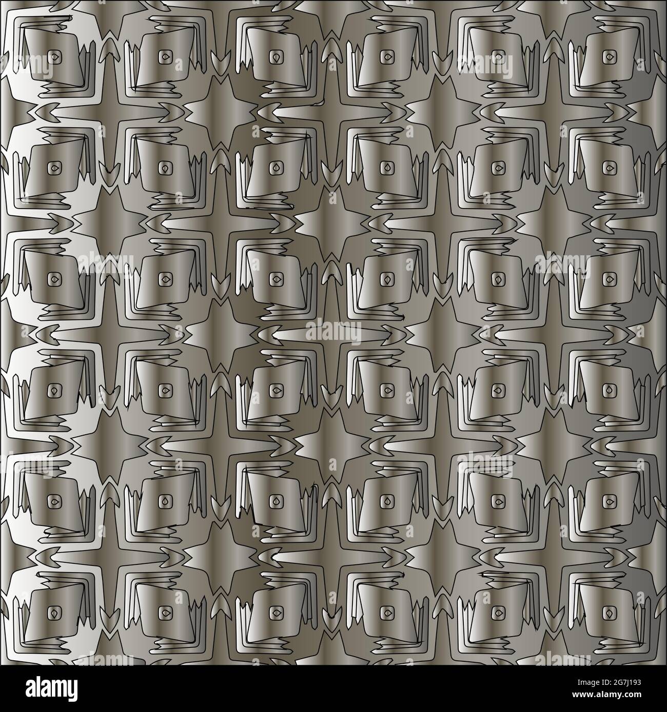 Silver metallic gradient with repeat Pattern . Abstract metallic ...