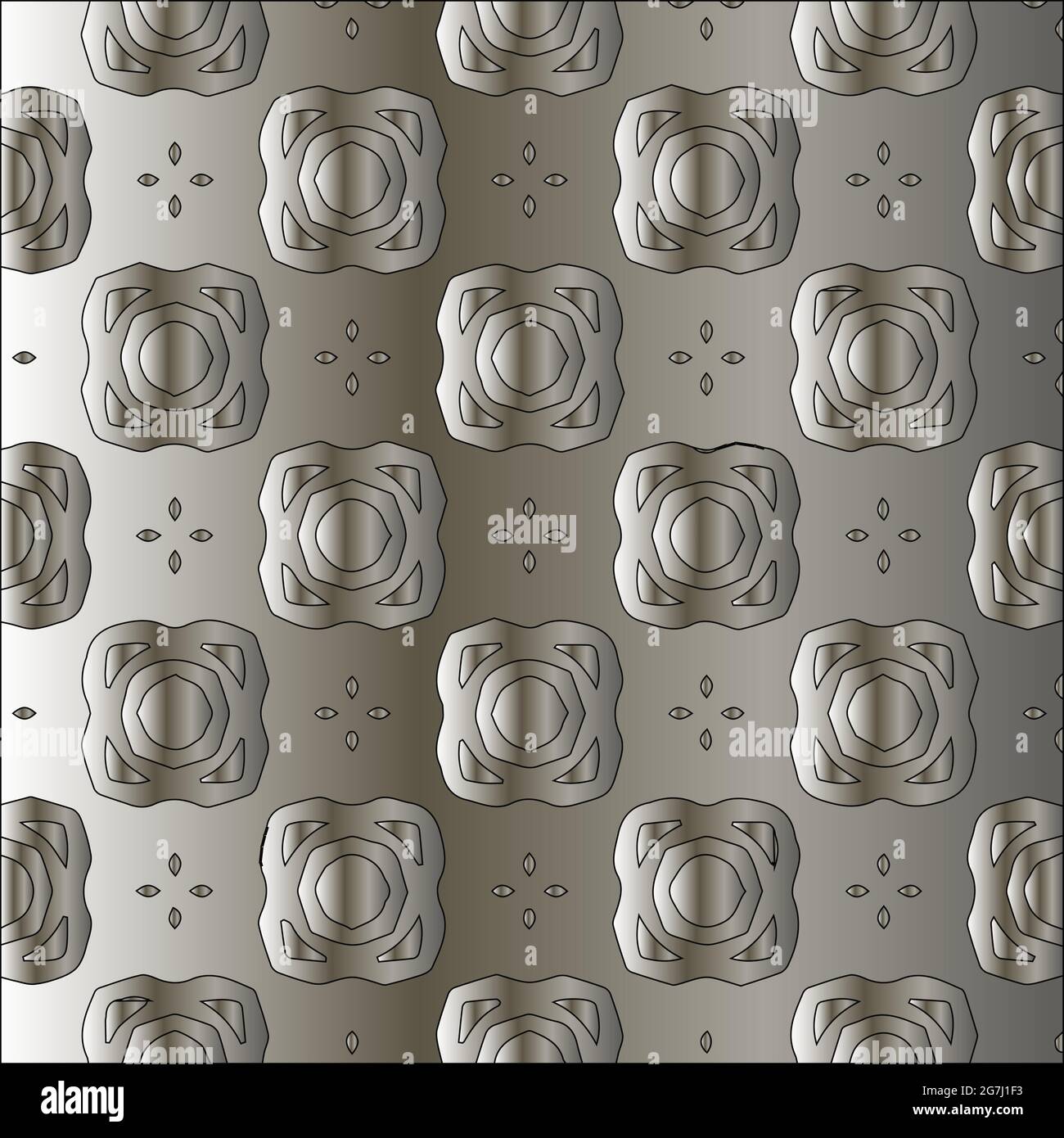 Silver metallic gradient with repeat Pattern . Abstract metallic ...