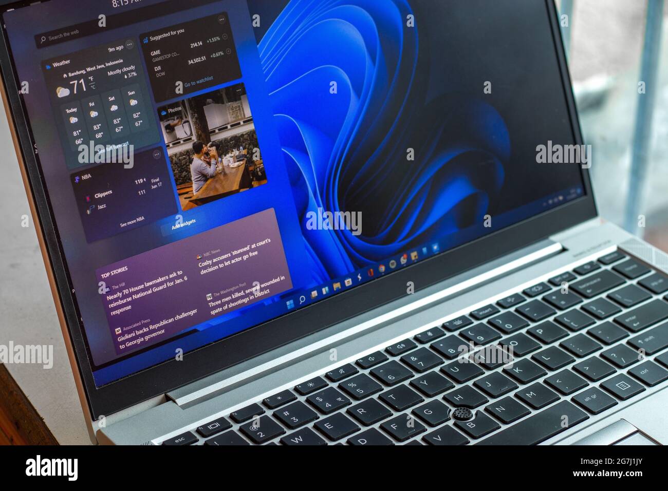 DIBRUGARH, INDIA - Jun 25, 2021: Assam, india June 17, 2021 Windows 11 ...