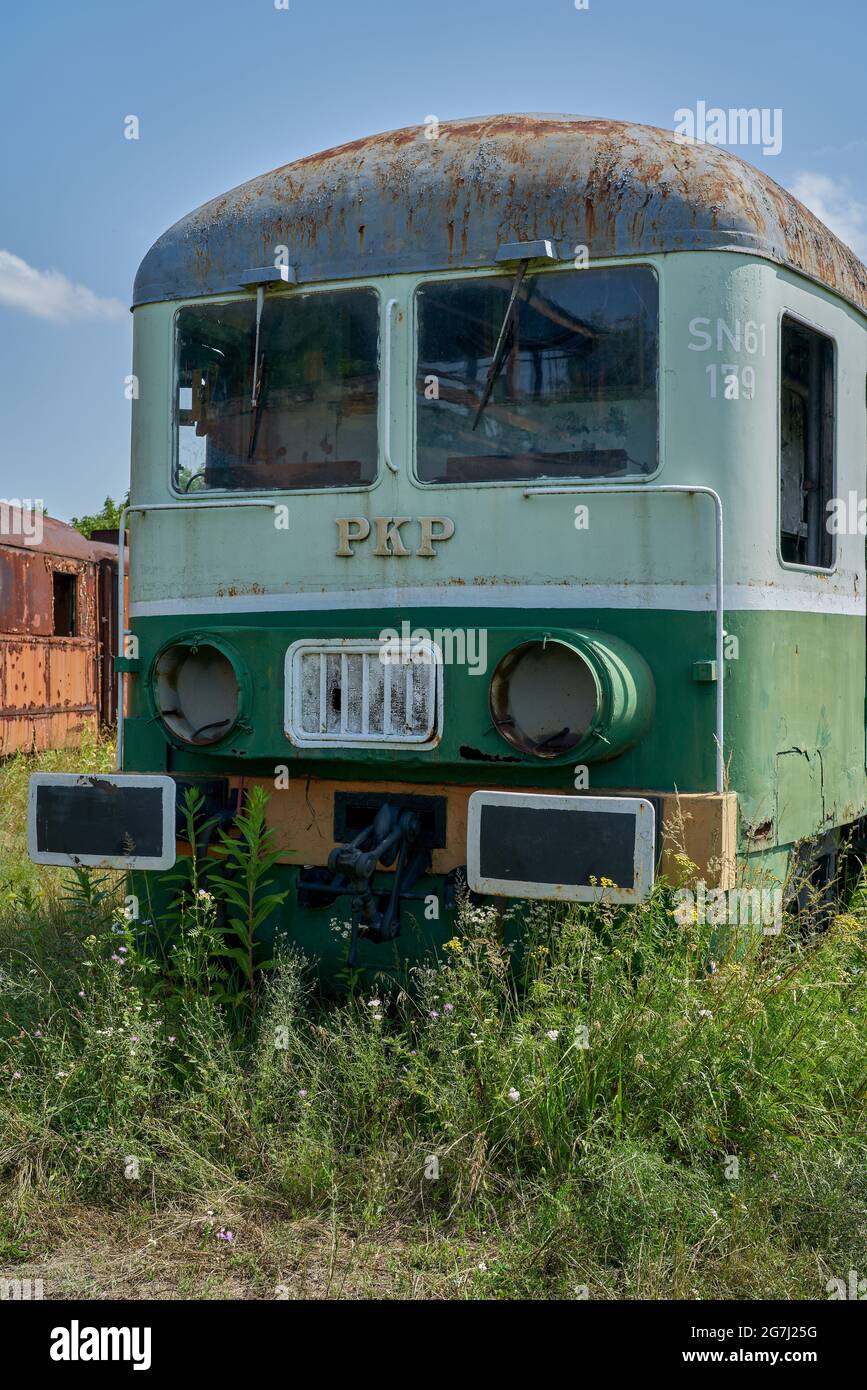 Old Diesel locomotive Jaworzyna Slaska Depot Lower Silesia Poland Stock ...
