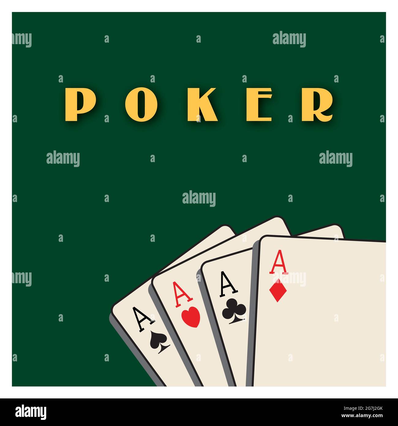 Poster template for a poker tournament Stock Vector Image & Art - Alamy