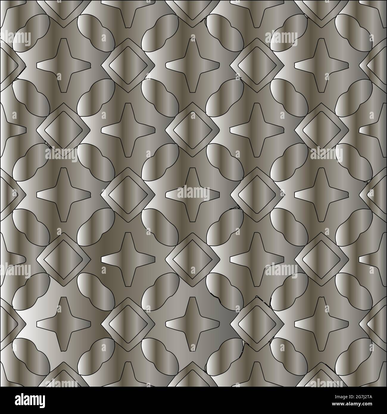 Silver metallic gradient with repeat Pattern . Abstract metallic ...