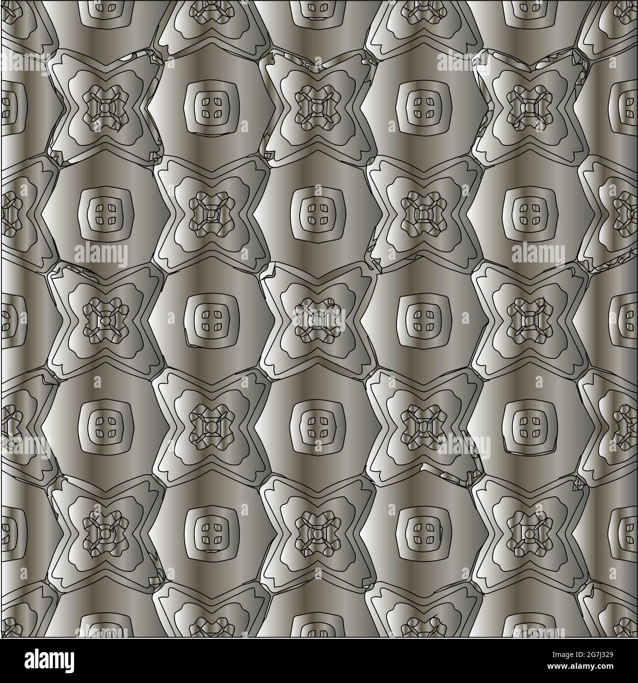 Silver metallic gradient with repeat Pattern . Abstract metallic ...