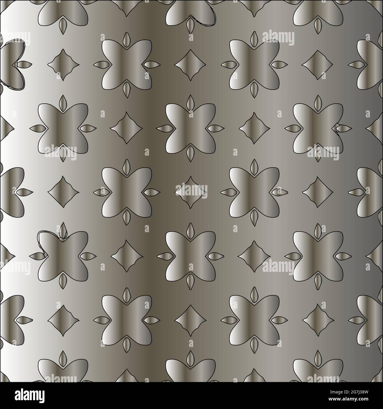Silver metallic gradient with repeat Pattern . Abstract metallic ...