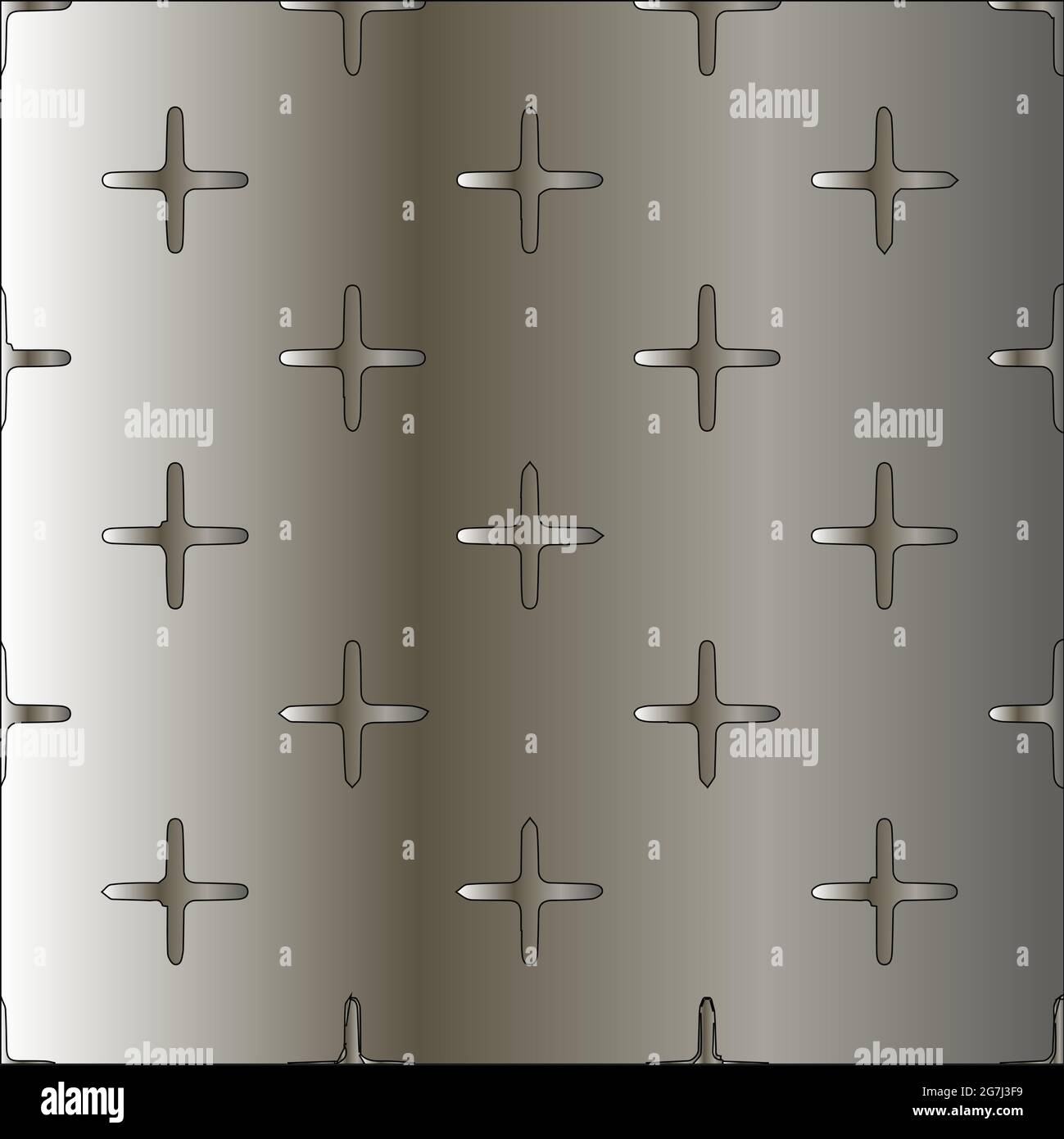 Silver metallic gradient with repeat Pattern . Abstract metallic ...
