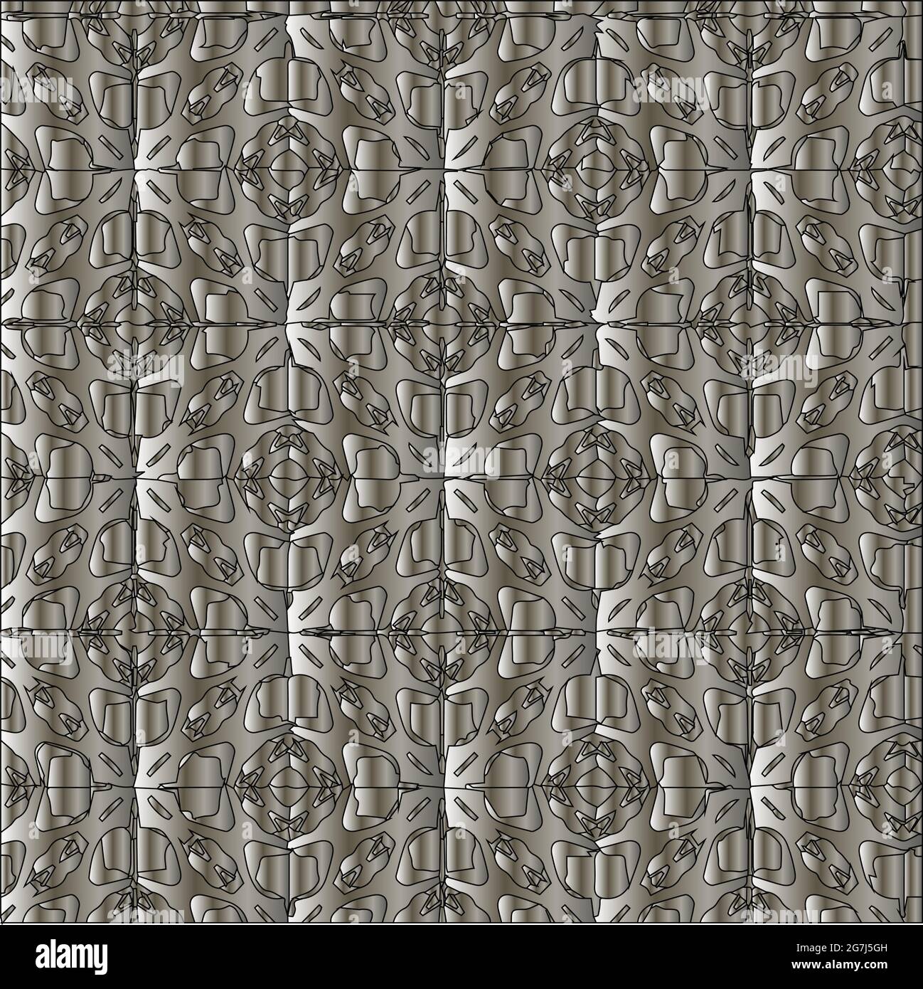 Silver metallic gradient with repeat Pattern . Abstract metallic ...