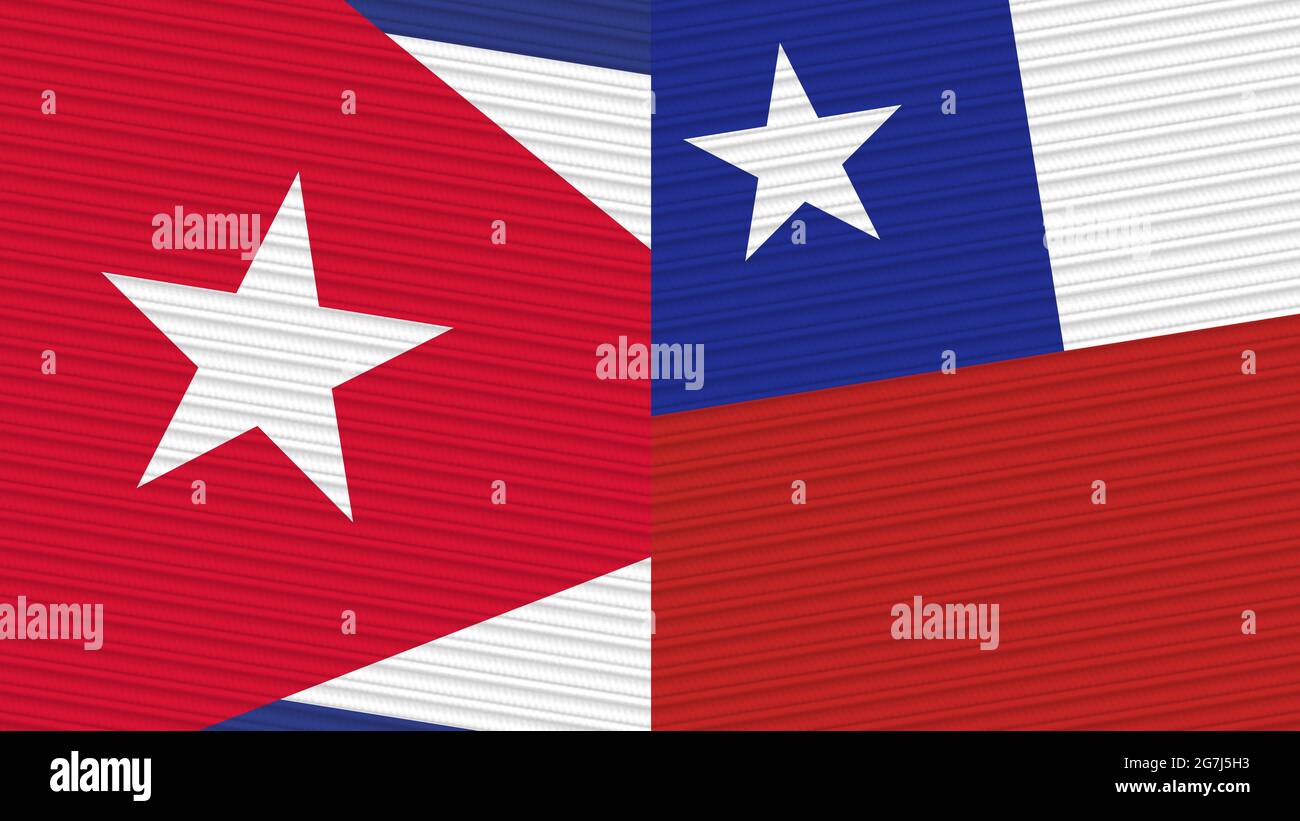 Cuba chile flag hi-res stock photography and images - Alamy