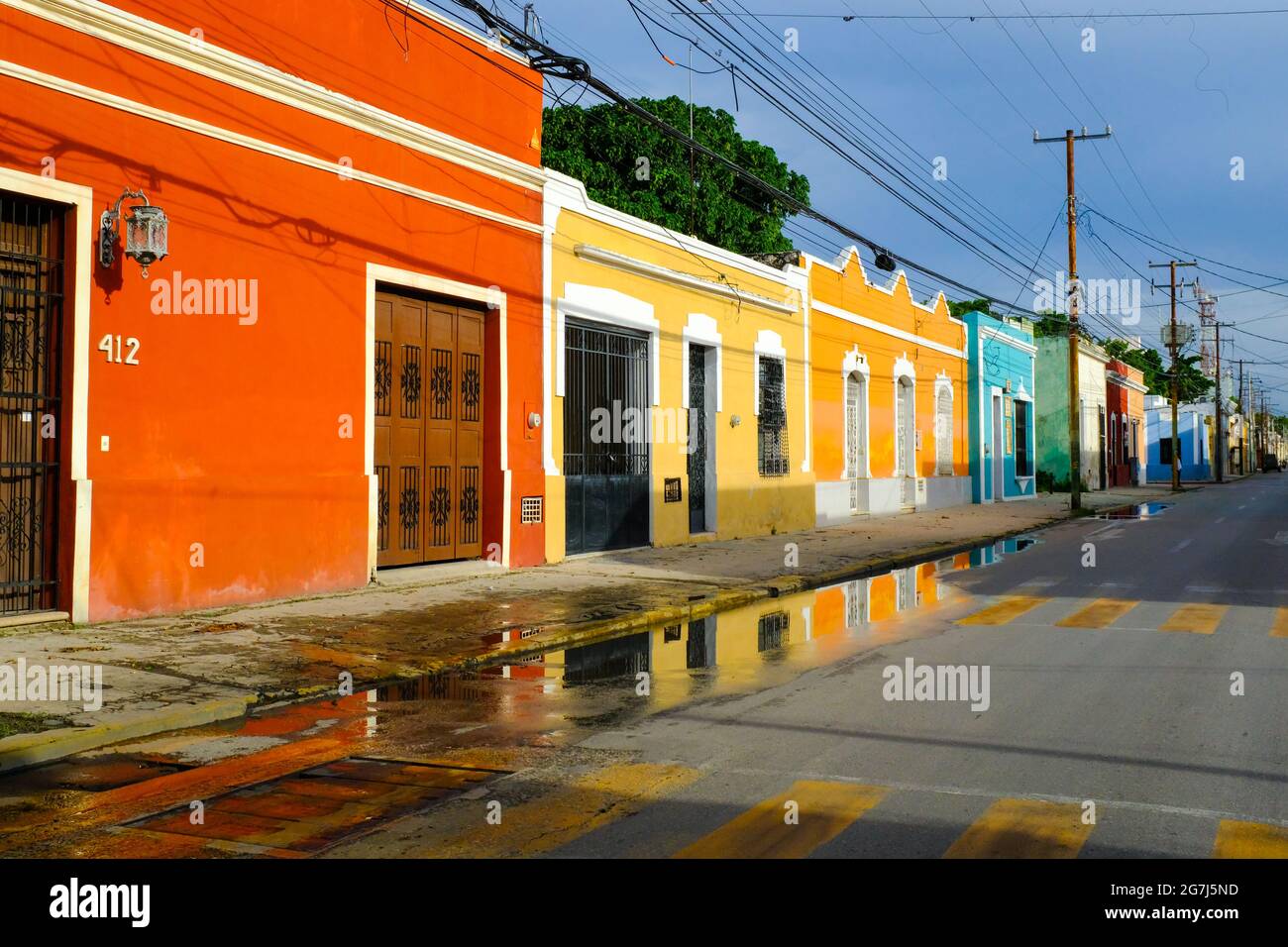 Merida's historic downtown, Yucatan Mexico Stock Photo - Alamy