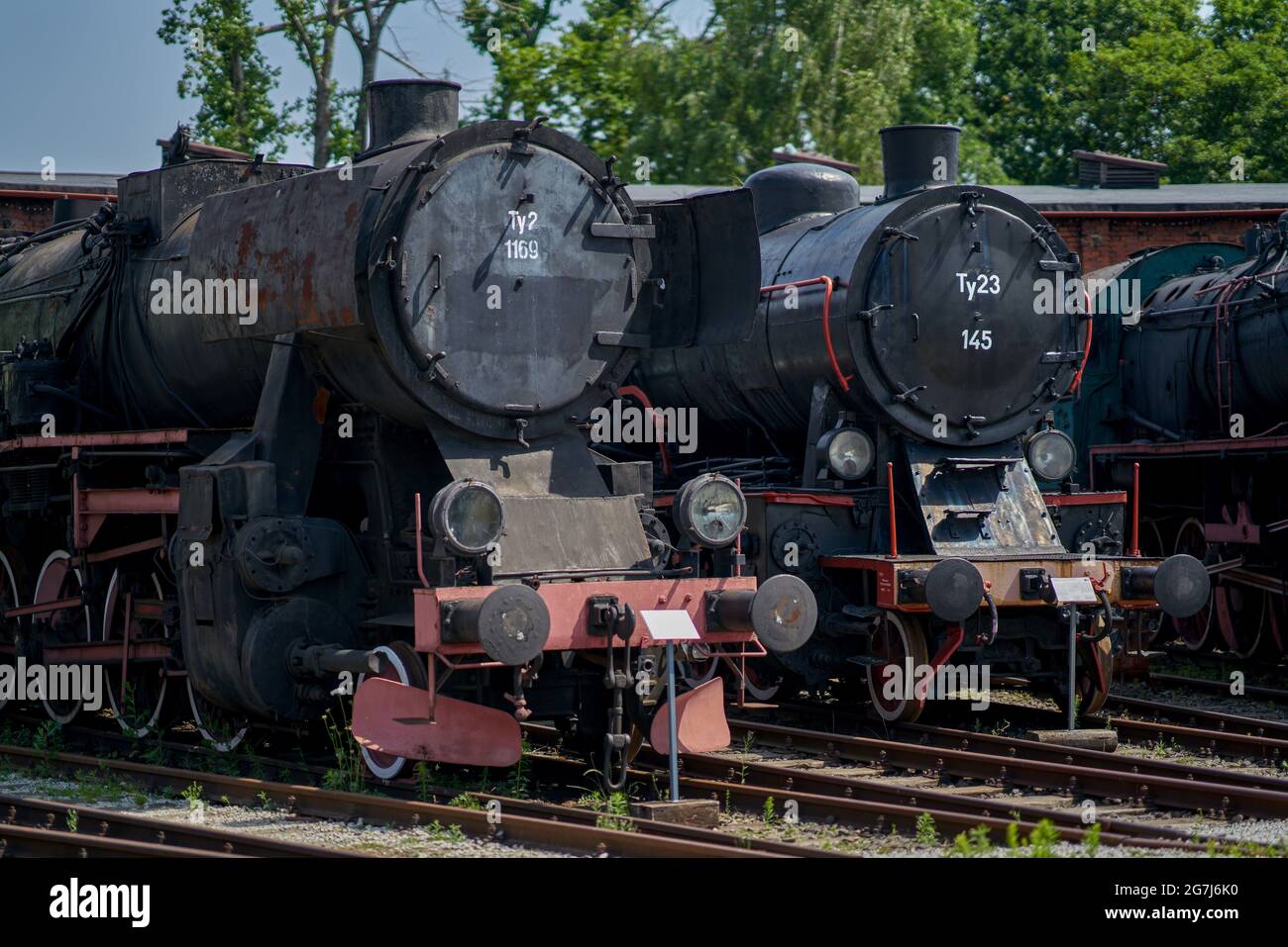 Old steam engine locomotives hi-res stock photography and images - Alamy