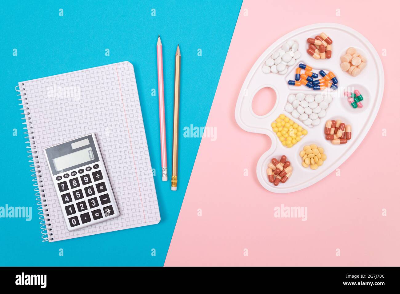 Global Pharmaceutical Industry and Treatment Costs - Different Colored ...