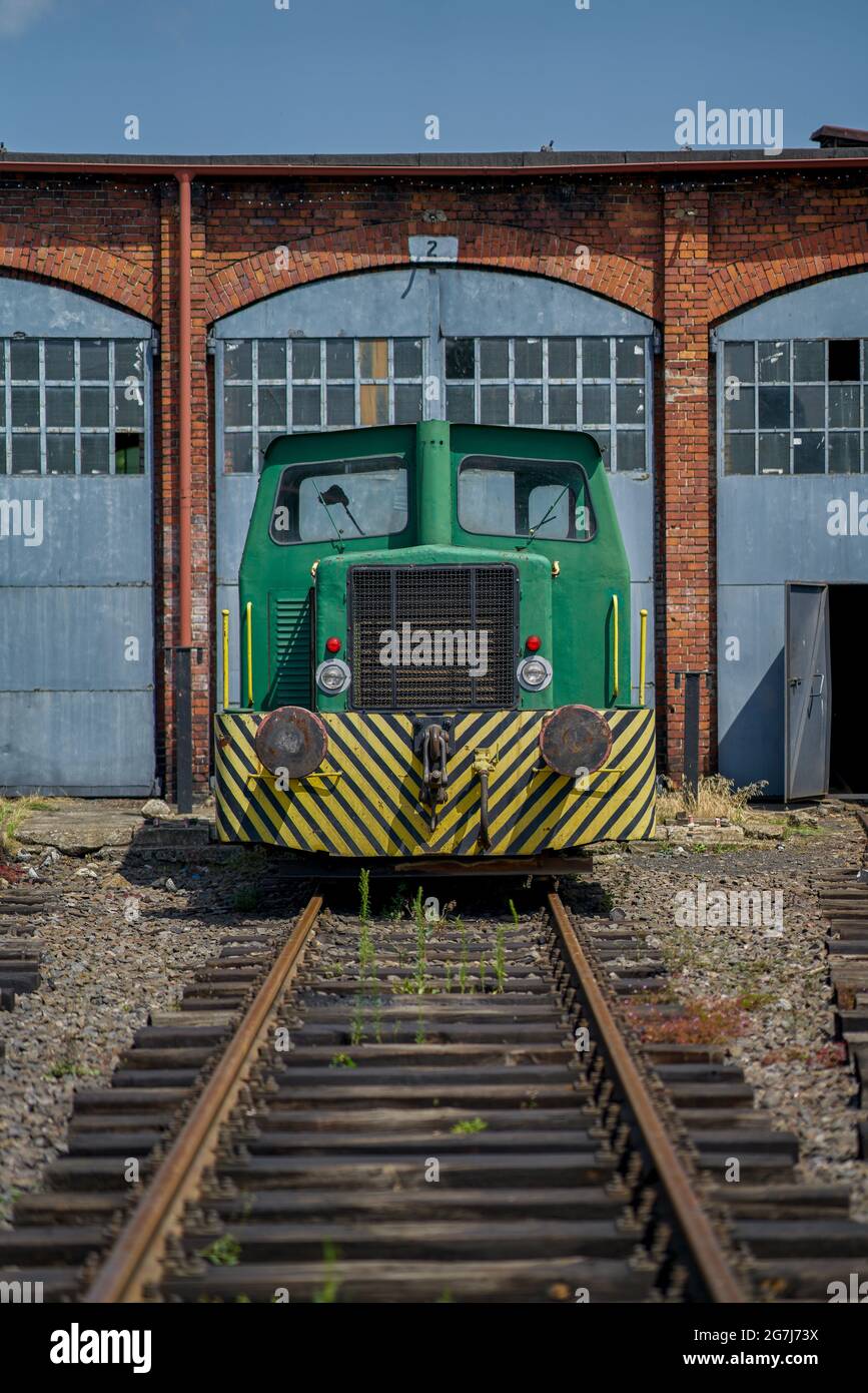Old Diesel locomotive Jaworzyna Slaska Depot Lower Silesia Poland Stock ...