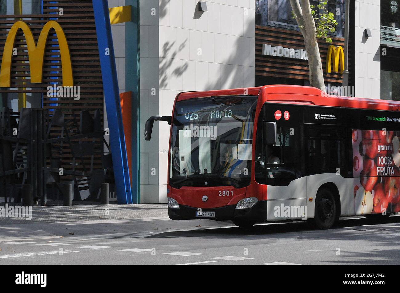 barcelona/catalonia/ Spain/ 21.July 2019/Public transportation system ...
